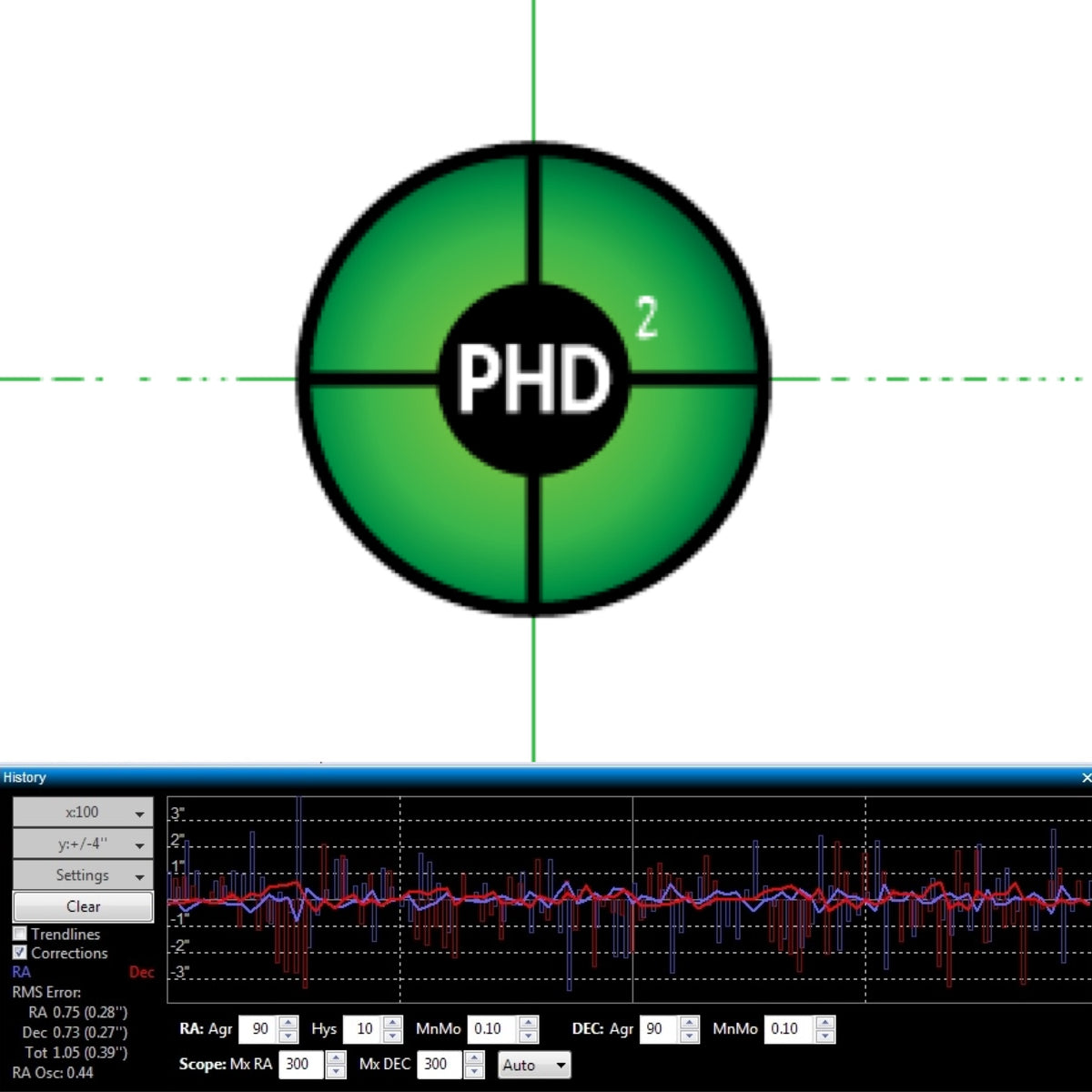 PHD2 Guiding Diagnosis Service — David Astro