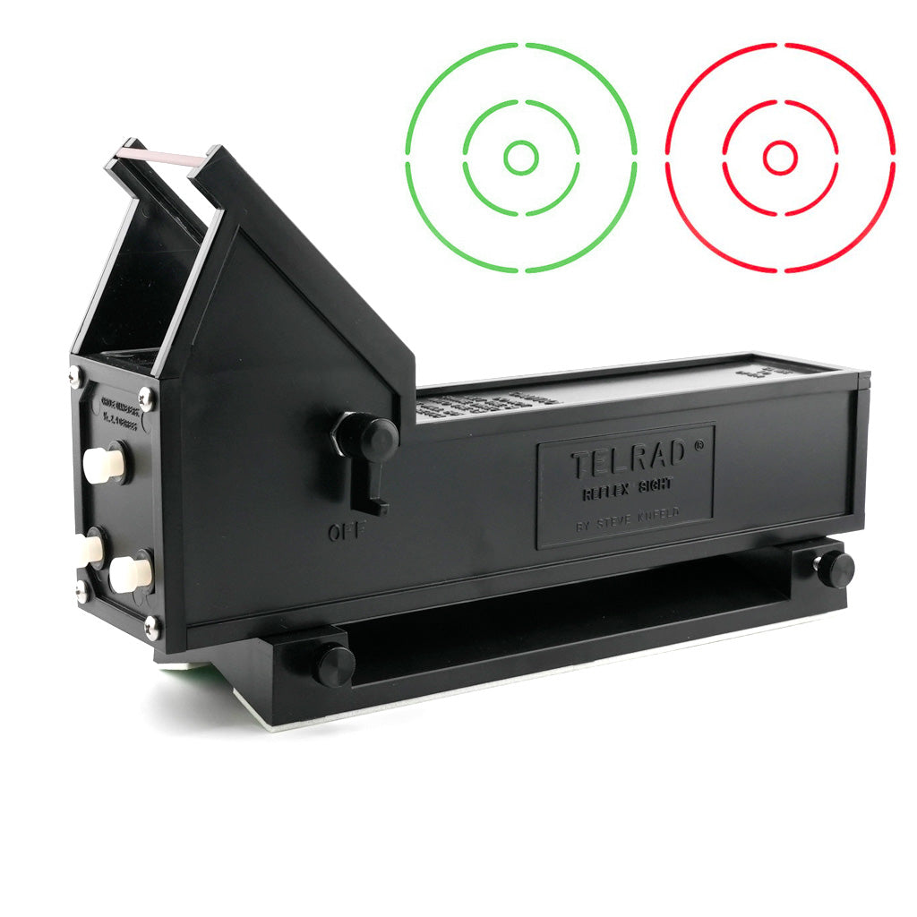 Telrad Reflex Sight w/ Mounting Base and Selectable Red/Green Illumina ...
