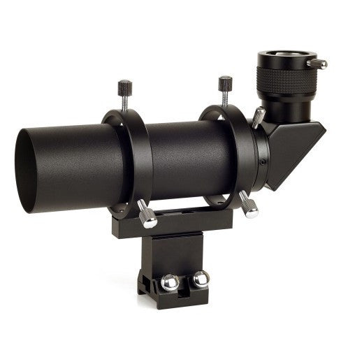 APM 50mm 90° Erect Image Finder Scope - Black — David Astro