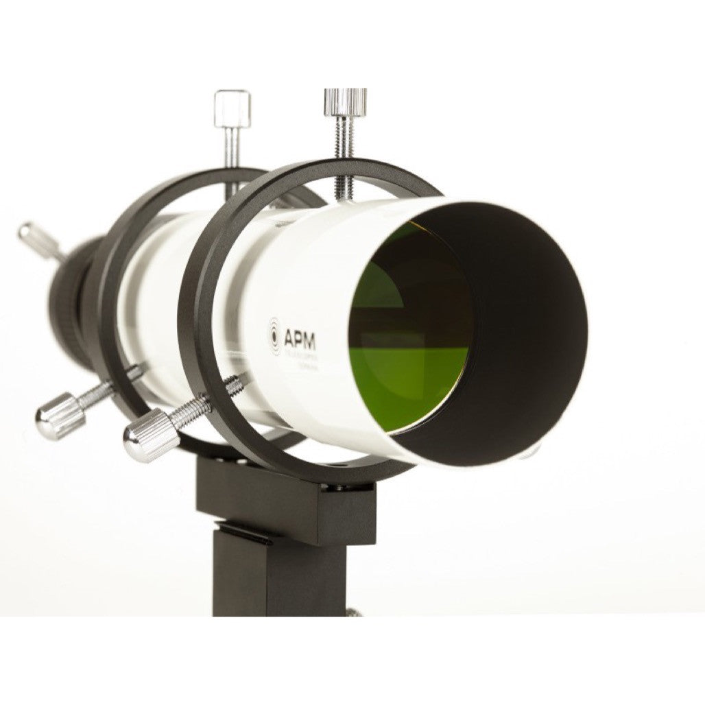 APM 50mm Finder Scope Straight Through - White — David Astro