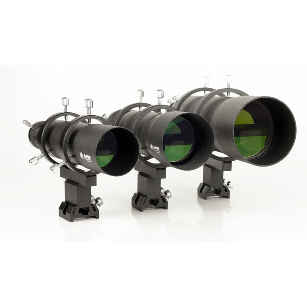 APM 50mm Straight Through Finder Scope - Black — David Astro